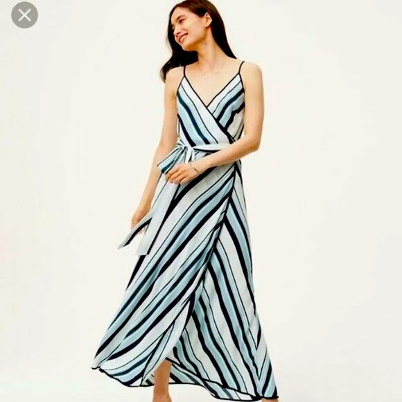 LOFT | Dresses | Nwt Loft Wrap Maxi Dress | Poshmark